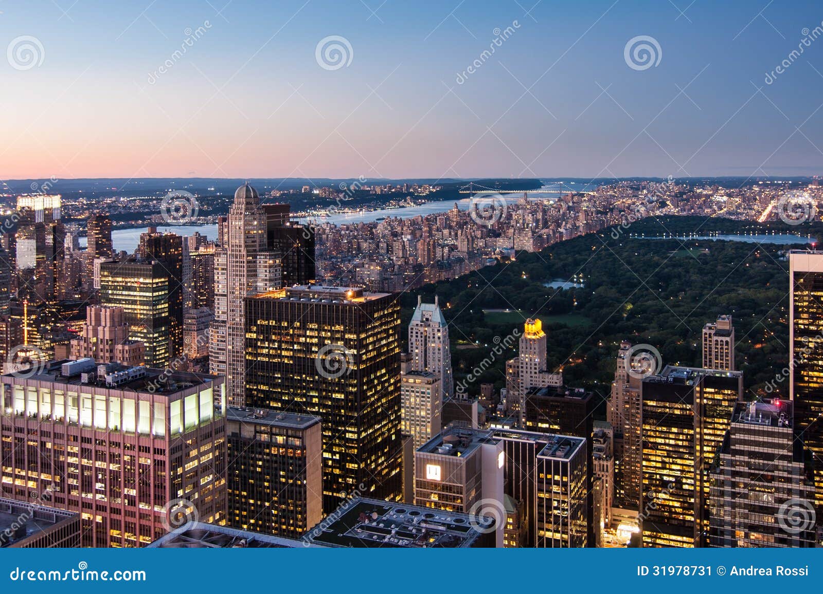 New York City Landscape stock image. Image of george - 31978731