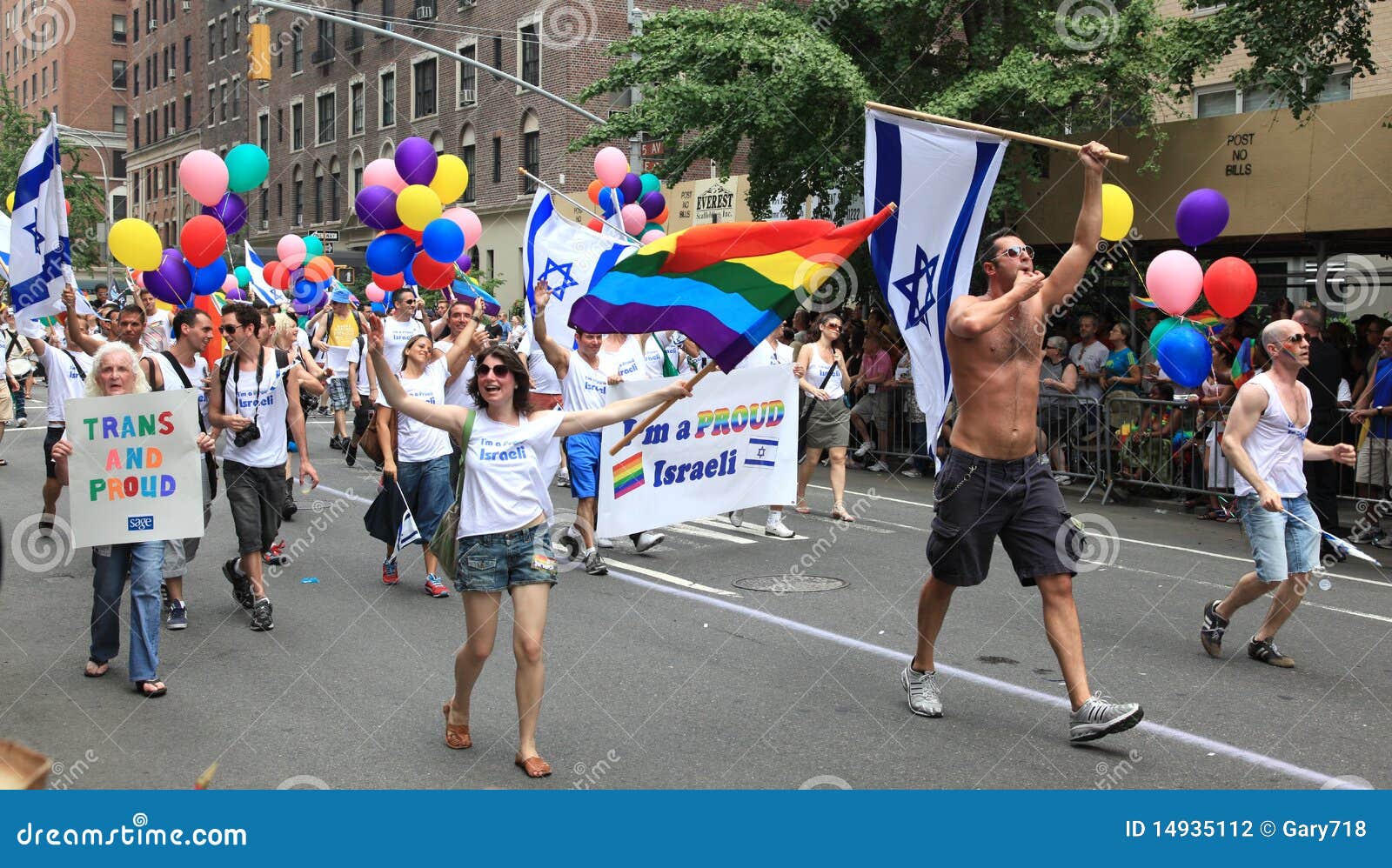 NYC LGBT Gay Pride March 2010 Editorial Photography - Image of costume ...
