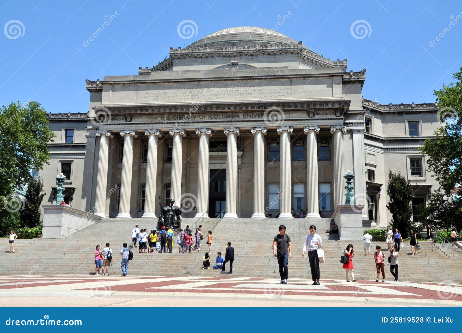 NYC: the Library of Columbia University Editorial Stock Photo - Image ...