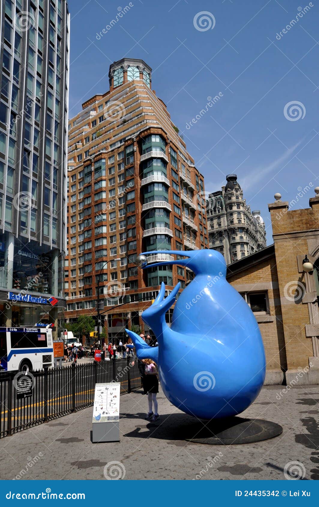 NYC: Public Art at West 72nd Street Editorial Photography - Image of ...