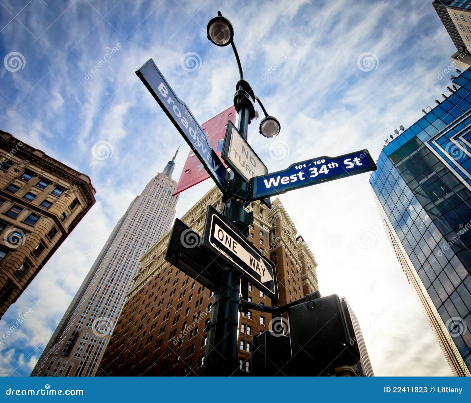 NYC S 34th St. and Broadway Editorial Stock Photo - Image of road ...