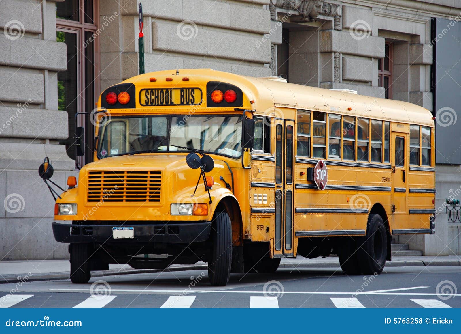 NYC school bus stock photo. Image of united, transportation - 5763258