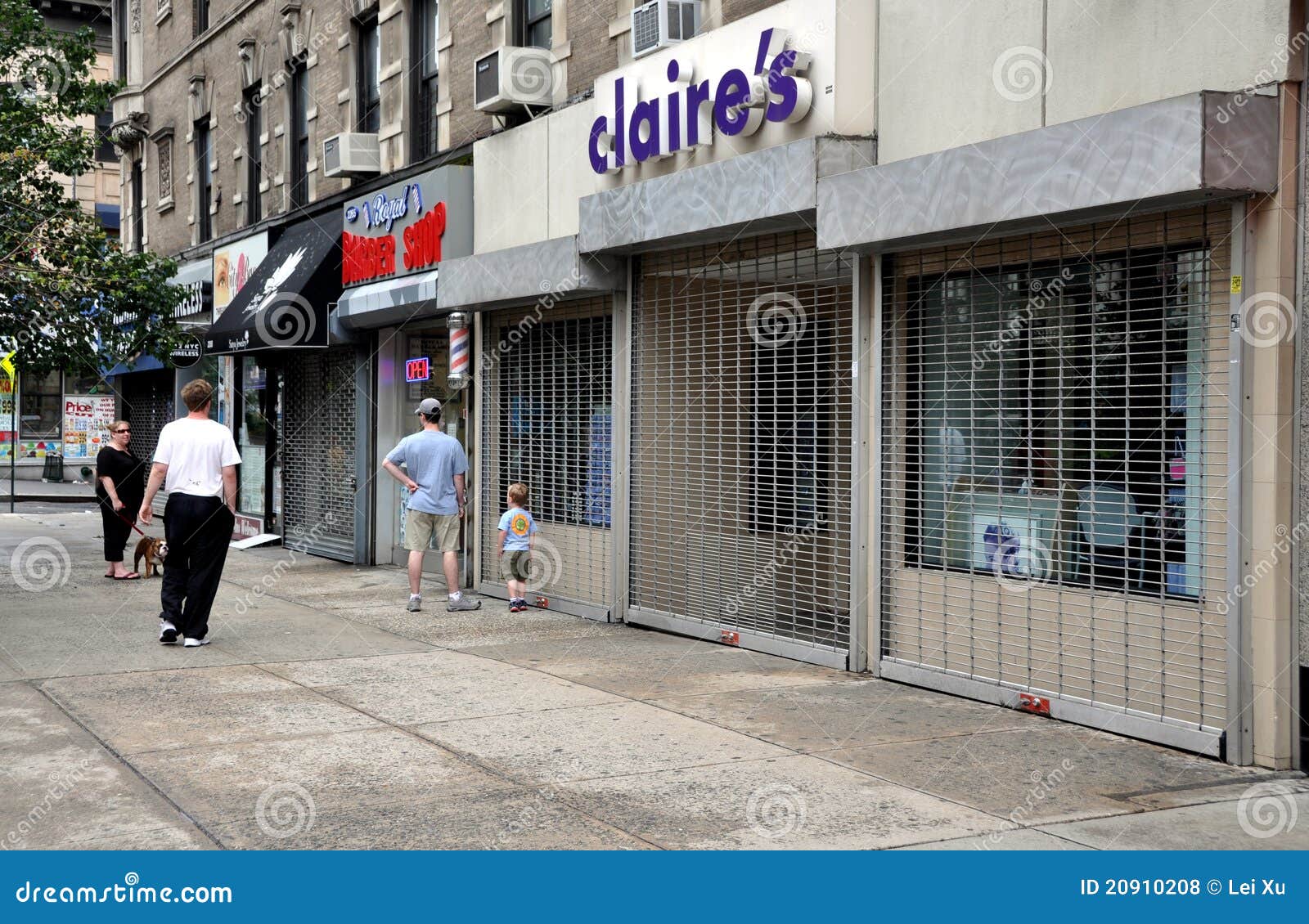 NYC: Shuttered Stores Due To Hurricane Editorial Stock Photo - Image of ...
