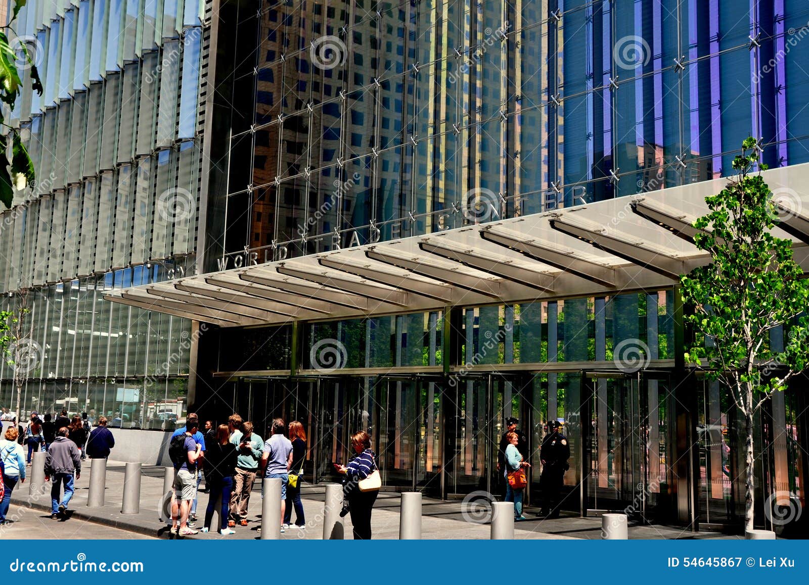 NYC: Uma Entrada Do World Trade Center Fotografia Editorial - Imagem de ...