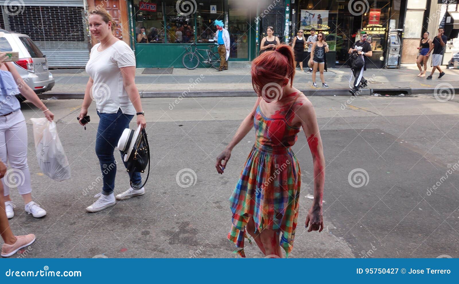 The 2017 NYC Zombie Crawl 52 Editorial Photography - Image of events ...