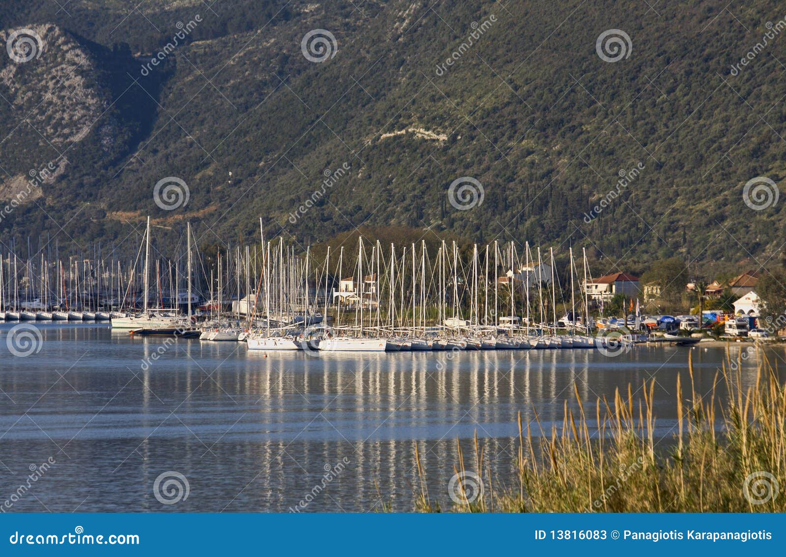 Nydri Bay at Lefkada, Greece Stock Image - Image of geni, destination ...