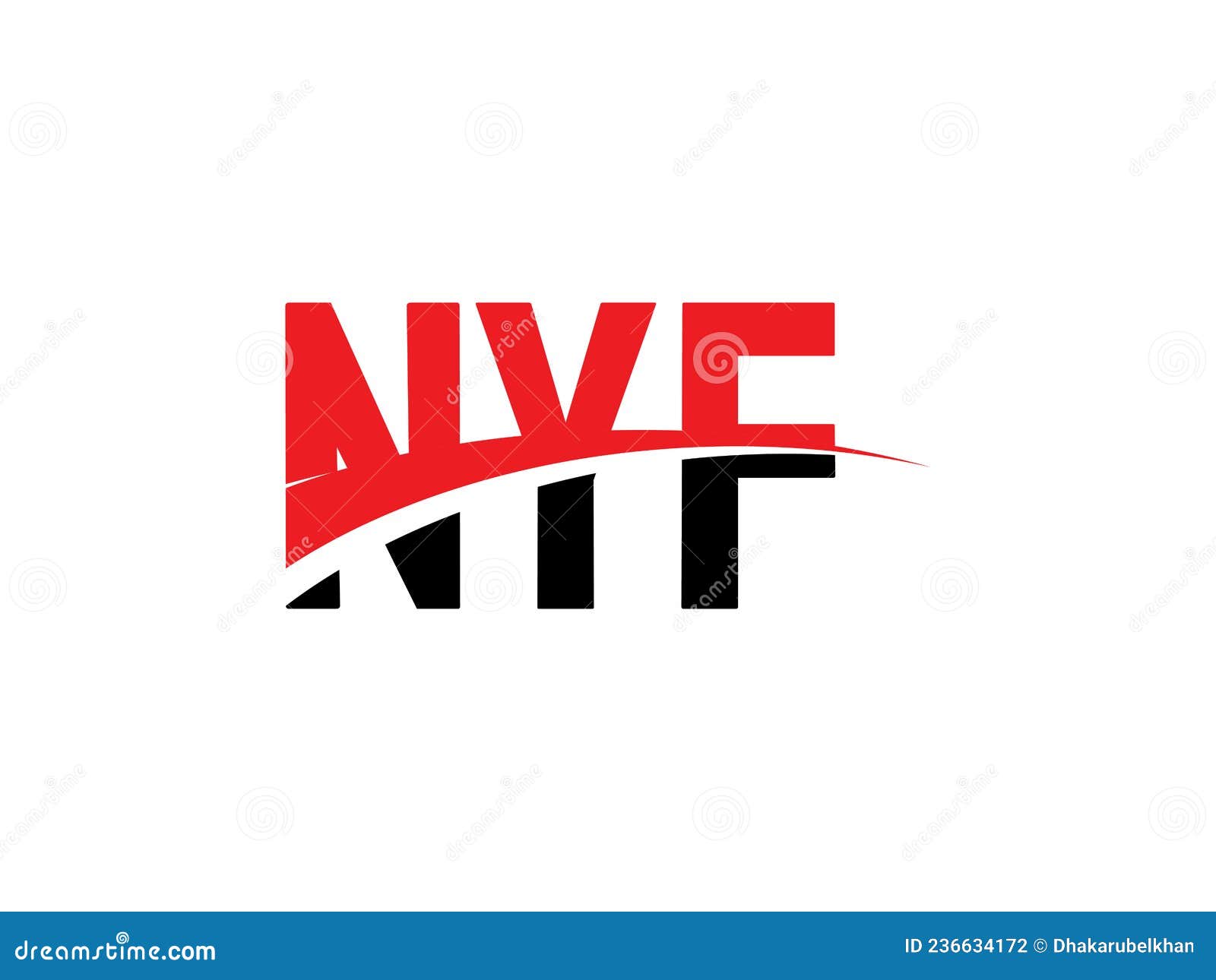 NYF Letter Initial Logo Design Vector Illustration Stock Vector ...