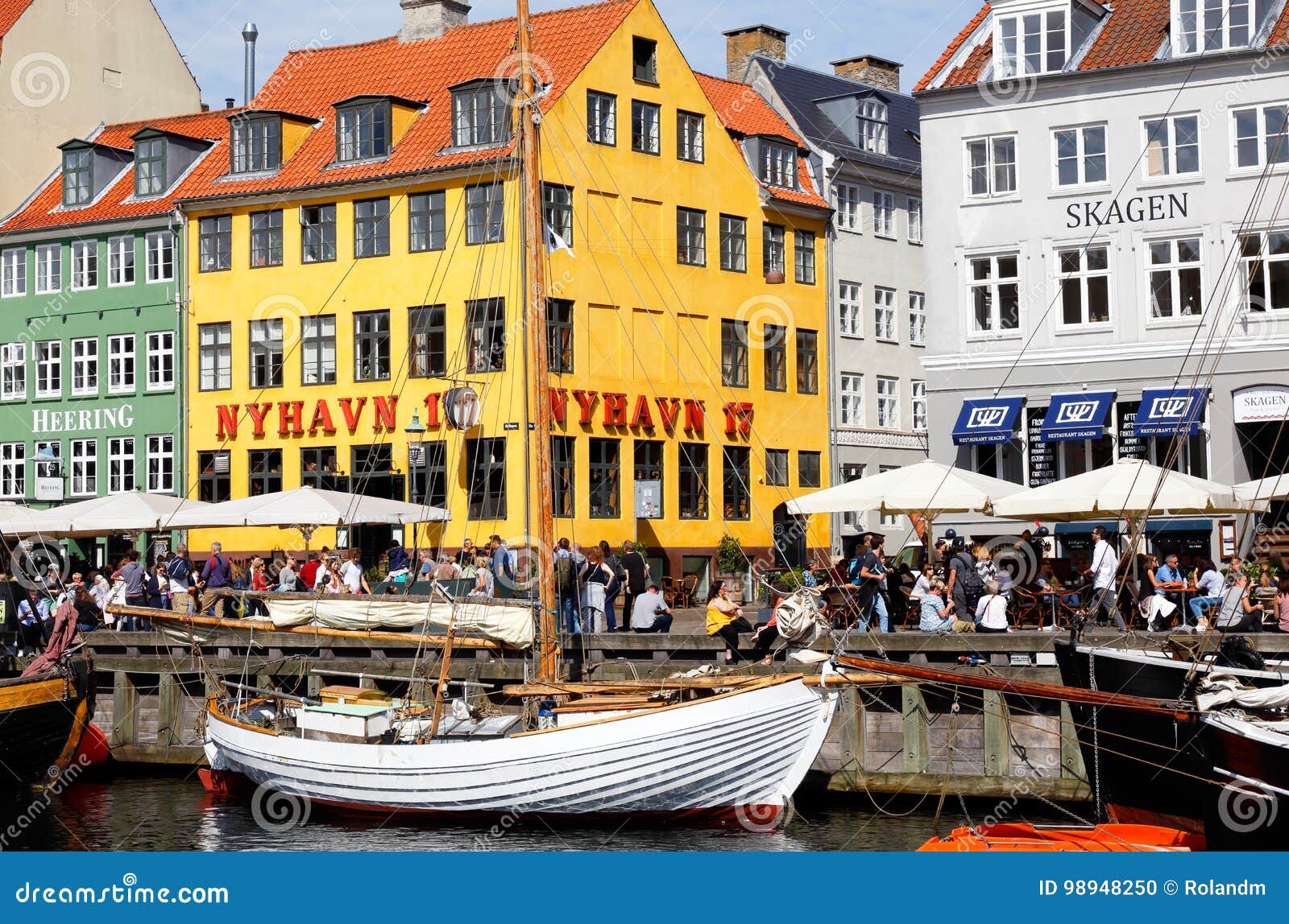 Nyhavn 17 imagen editorial. Imagen de muestra, hermoso - 98948250