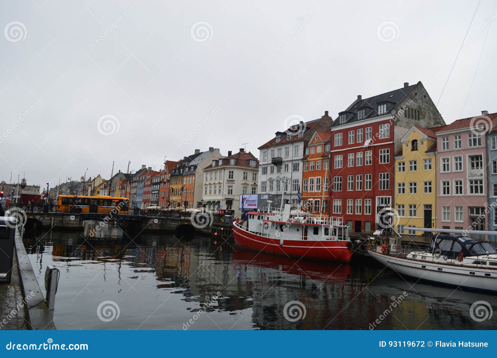 Nyhavn Harbor in Copenhagen Editorial Photography - Image of travel ...