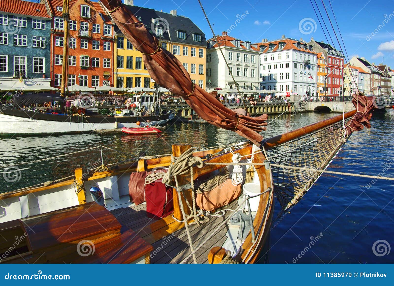 Nyhavn (new Harbor) in Copenhagen Stock Image - Image of denmark ...