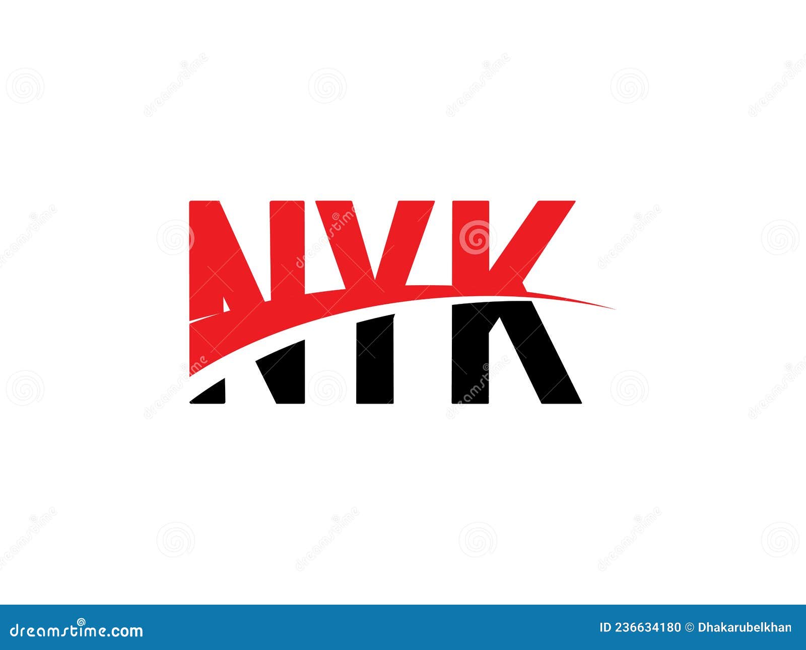 NYK Letter Initial Logo Design Vector Illustration Stock Vector ...