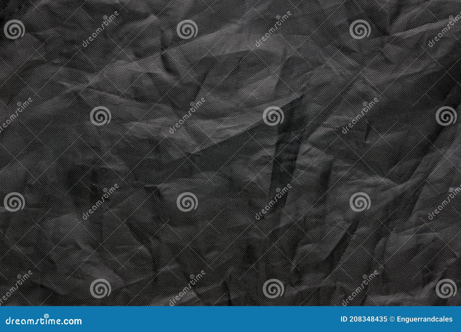 Crumpled Grey Nylon stock image. Image of abstract, grey - 208348435