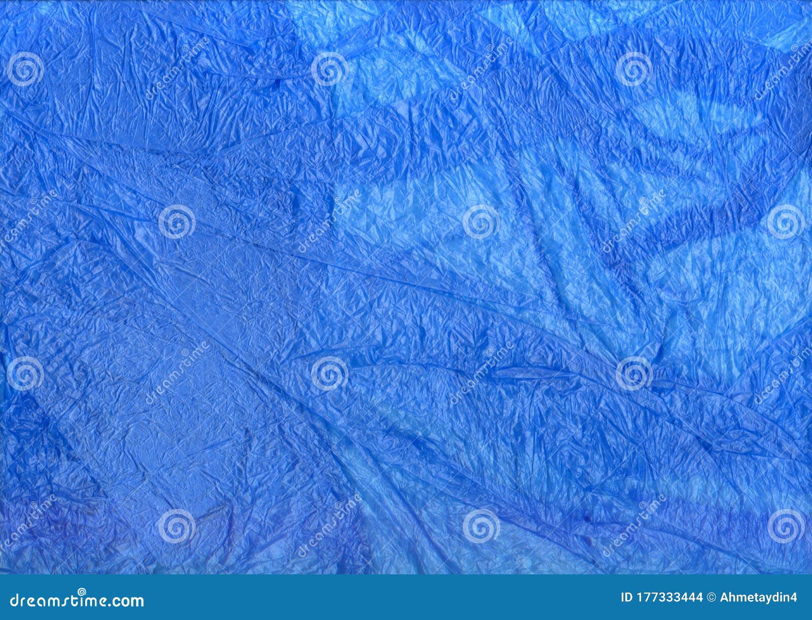Nylon Bag Surface. Blue Sachet Patterns Stock Photo - Image of pretty ...