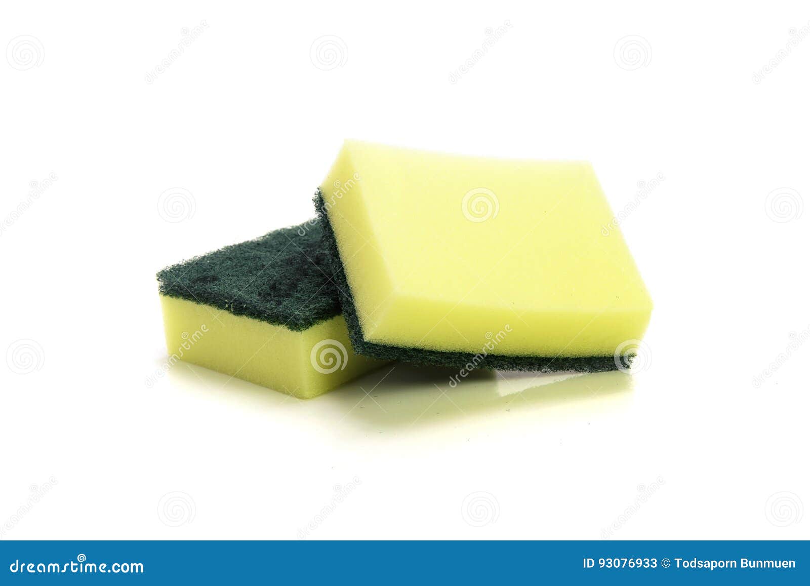 Nylon Fibers Wool with Sponge for Cleaning Ware Stock Image - Image of ...