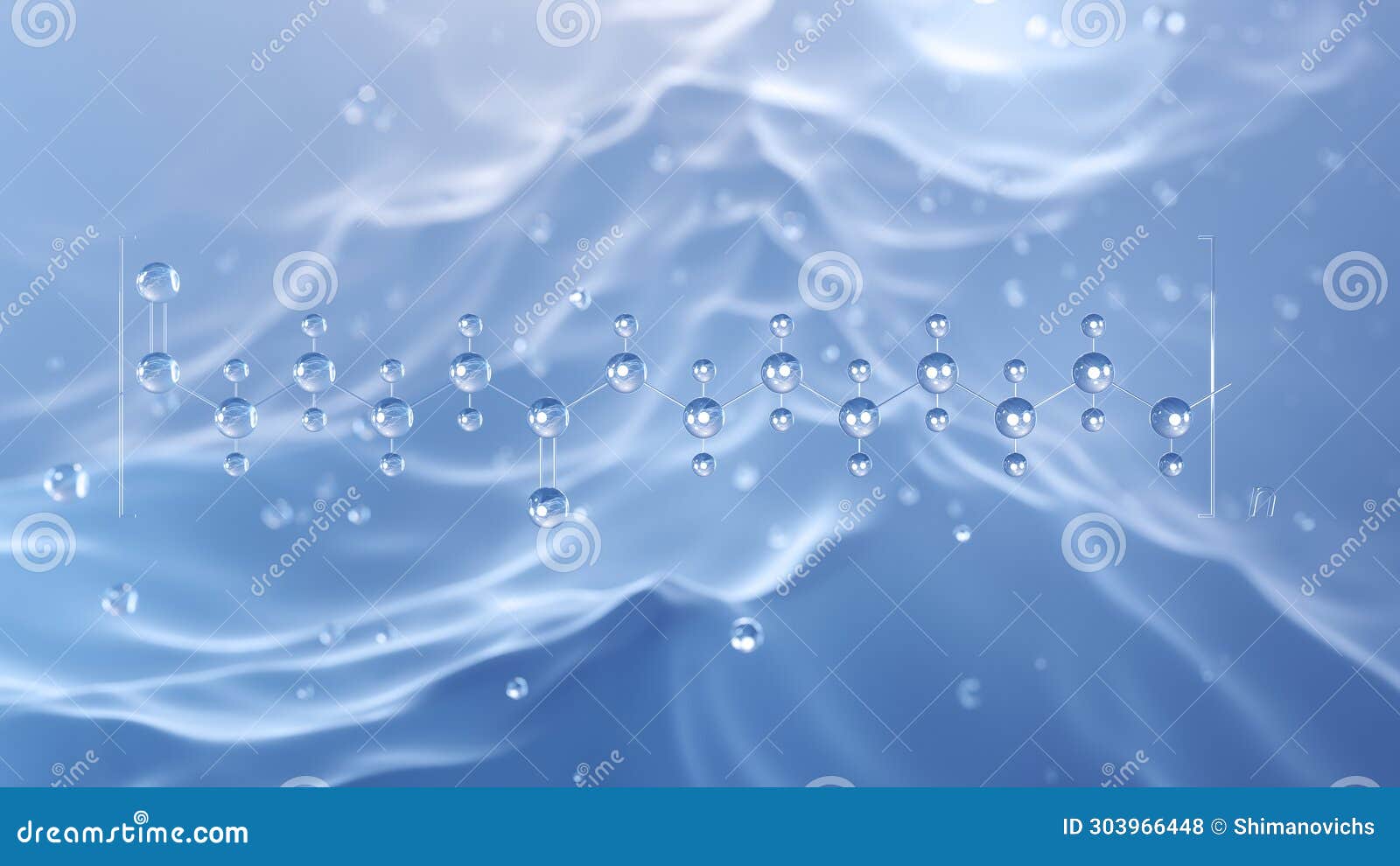 Nylon 66 Molecular Structure, 3d Model Molecule, Polyamide, Structural ...