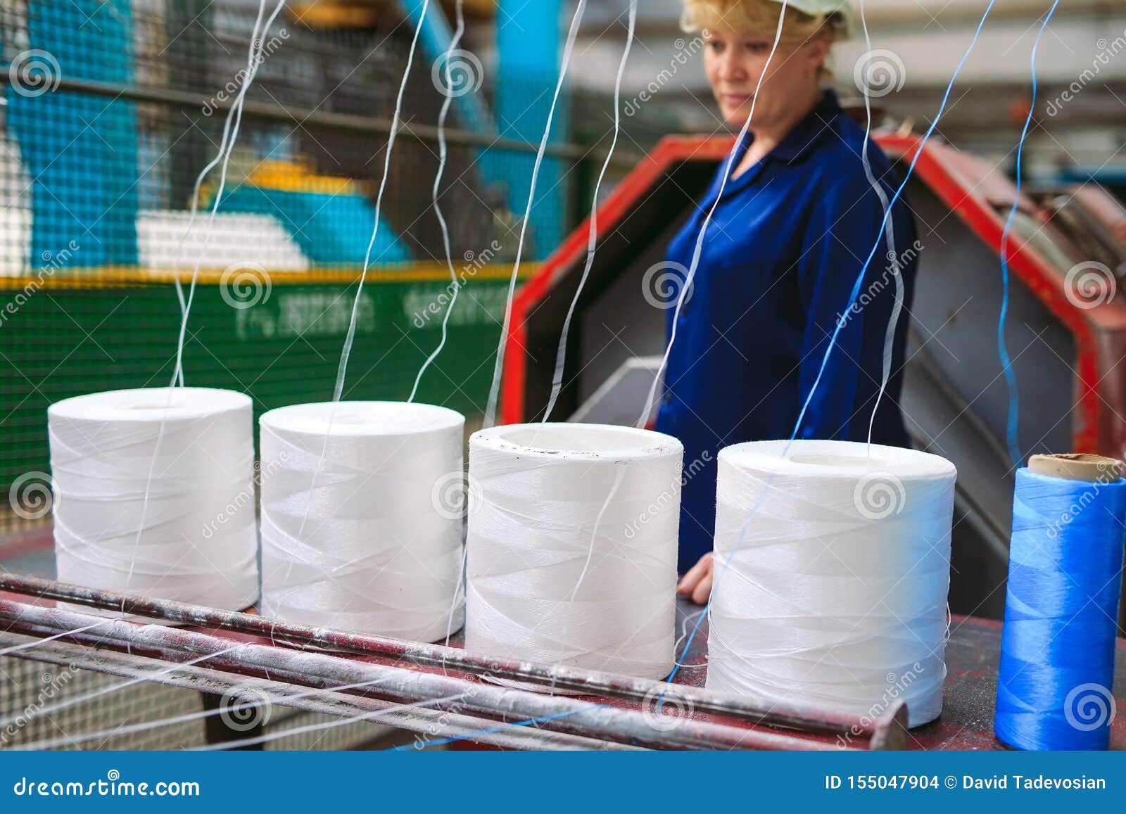 Nylon Rope Factory, Rope Factory, Rubber Production. Stock Photo ...