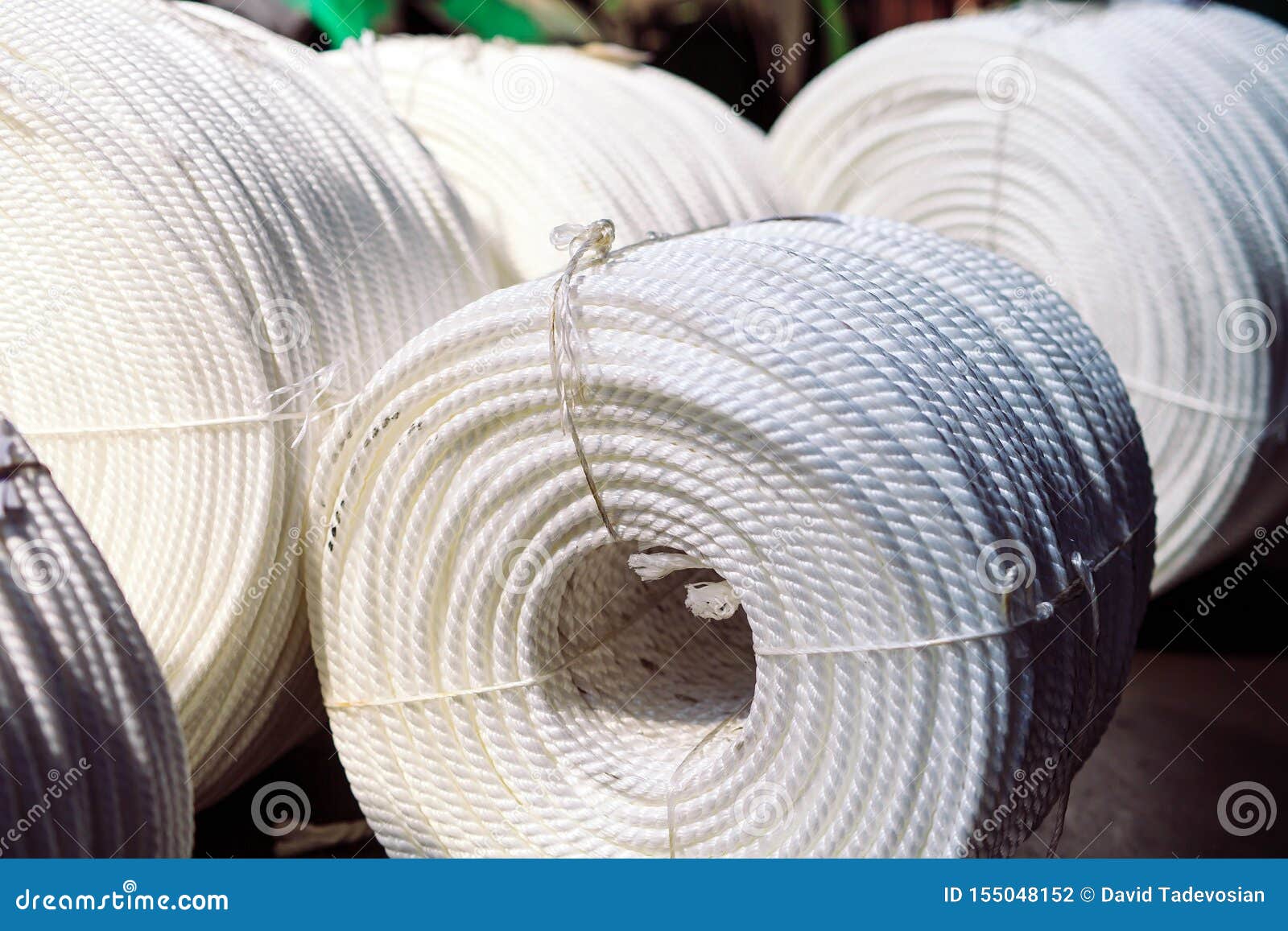 Nylon Rope Factory, Rope Factory, Rubber Production. Stock Photo ...