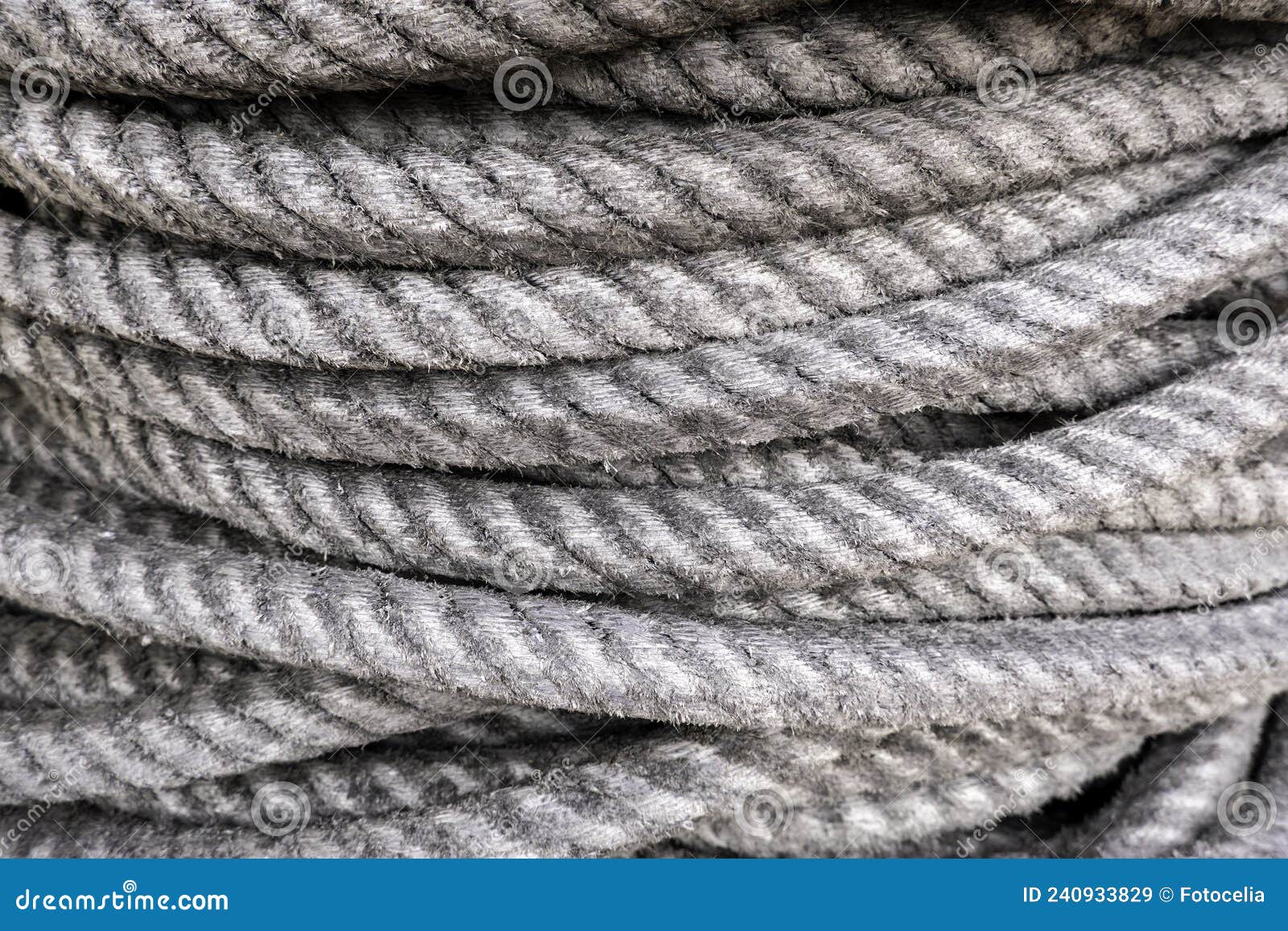 Nylon rope fishing stock image. Image of cord, industry - 240933829