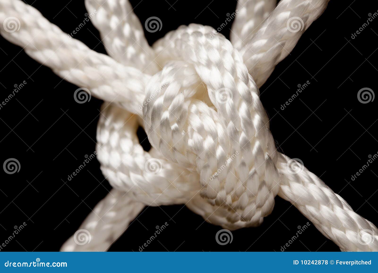Nylon Rope Knot Royalty-Free Stock Photography | CartoonDealer.com ...