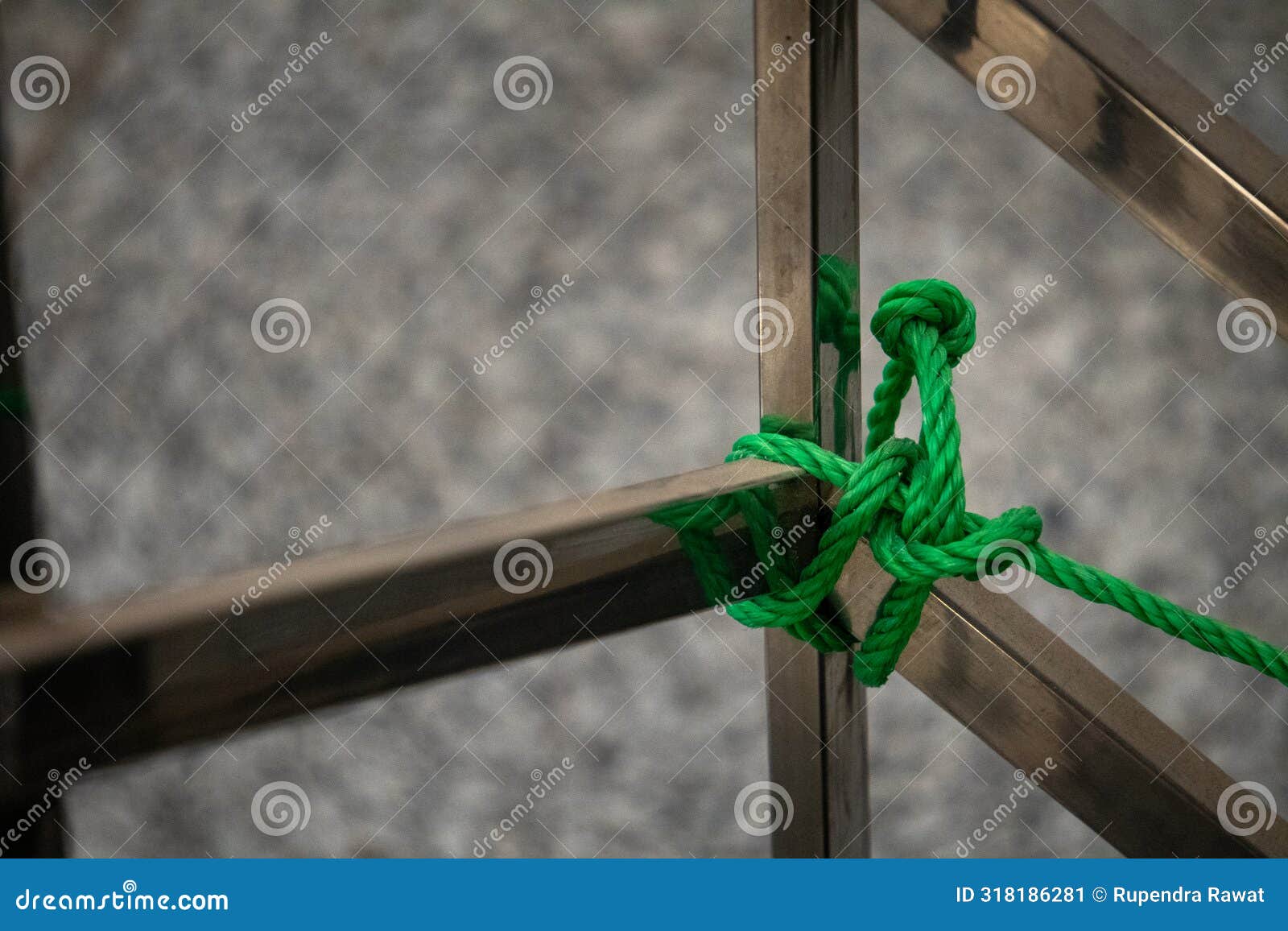 The End Knot Of Steel Rope. Stainless Turnbuckle Royalty-Free Stock ...