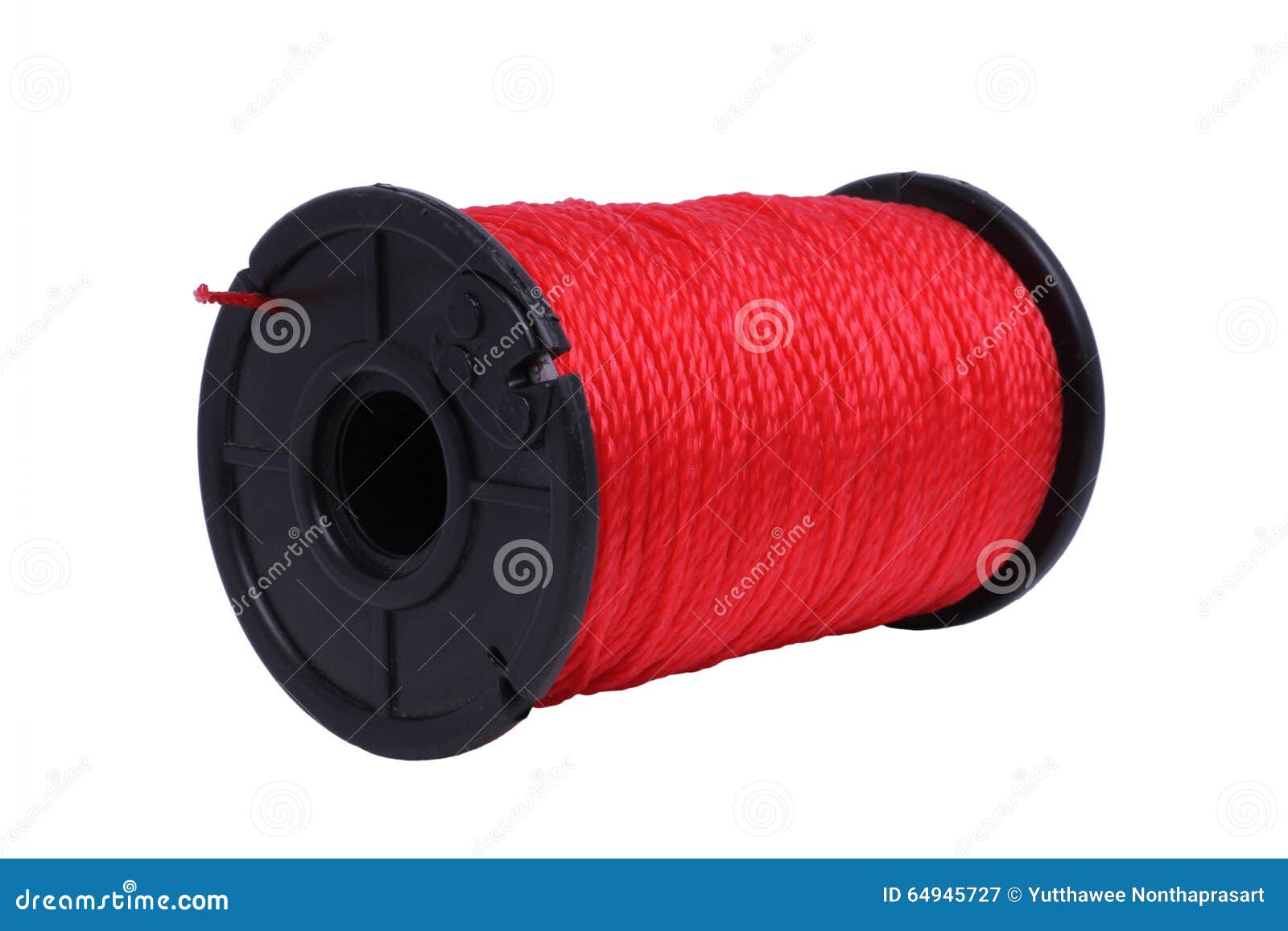Nylon ropes stock image. Image of spool, string, textured - 64945727