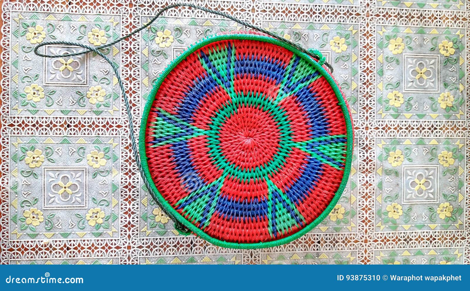 Nylon Ropes Weave a Variety of Colors, Background Stock Photo - Image ...