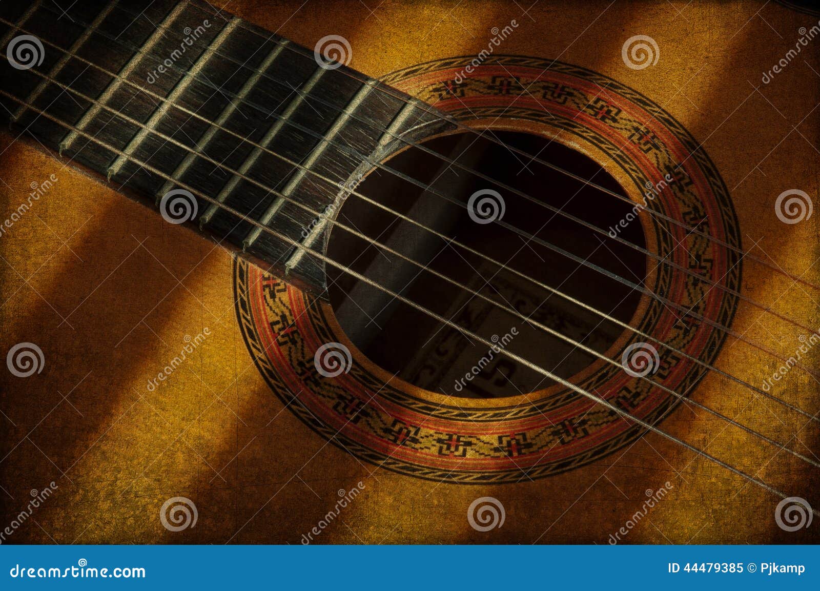 Nylon String Guitar and Light Stock Image - Image of purple, d300s ...