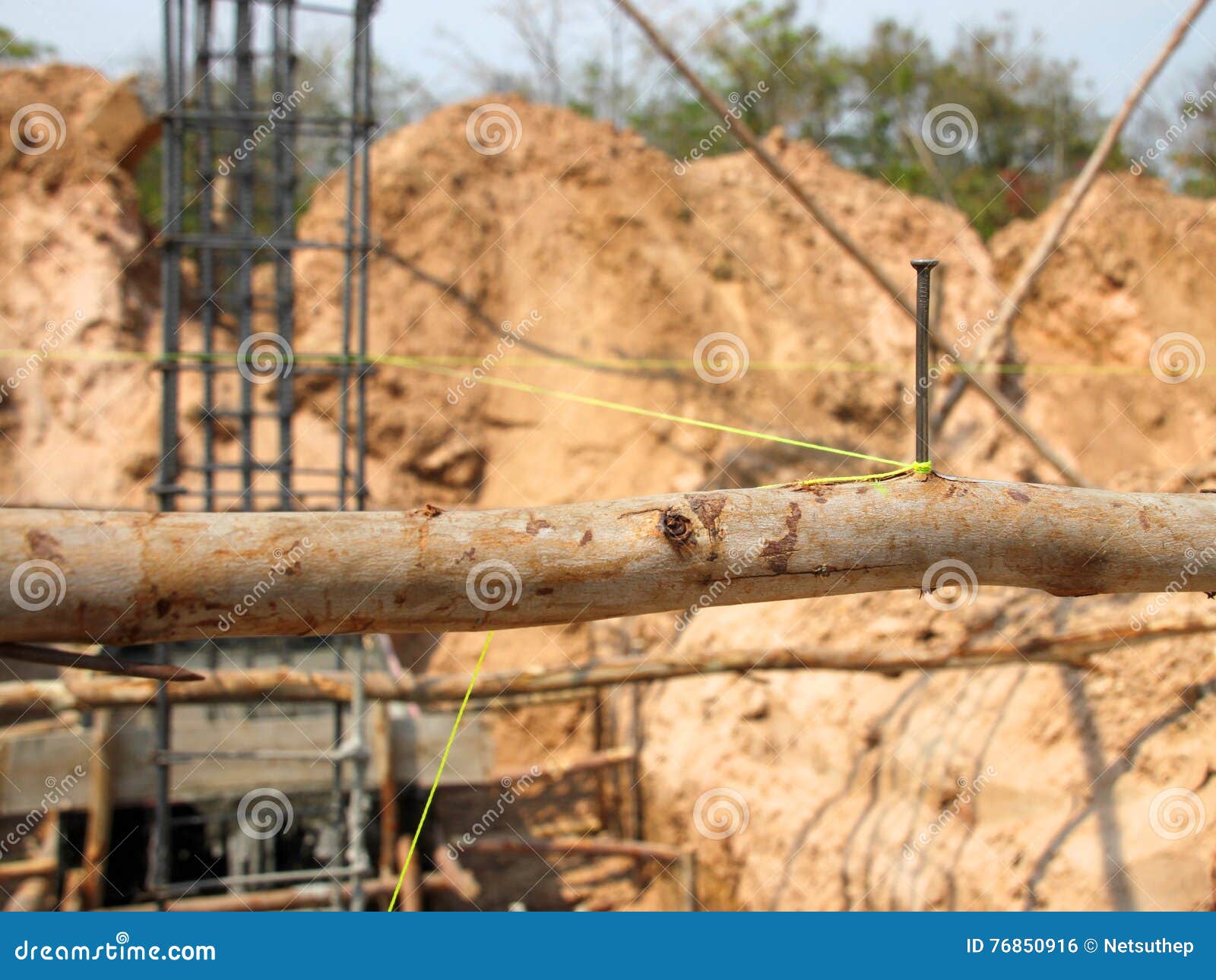 Nylon string stock photo. Image of ground, compacted - 76850916