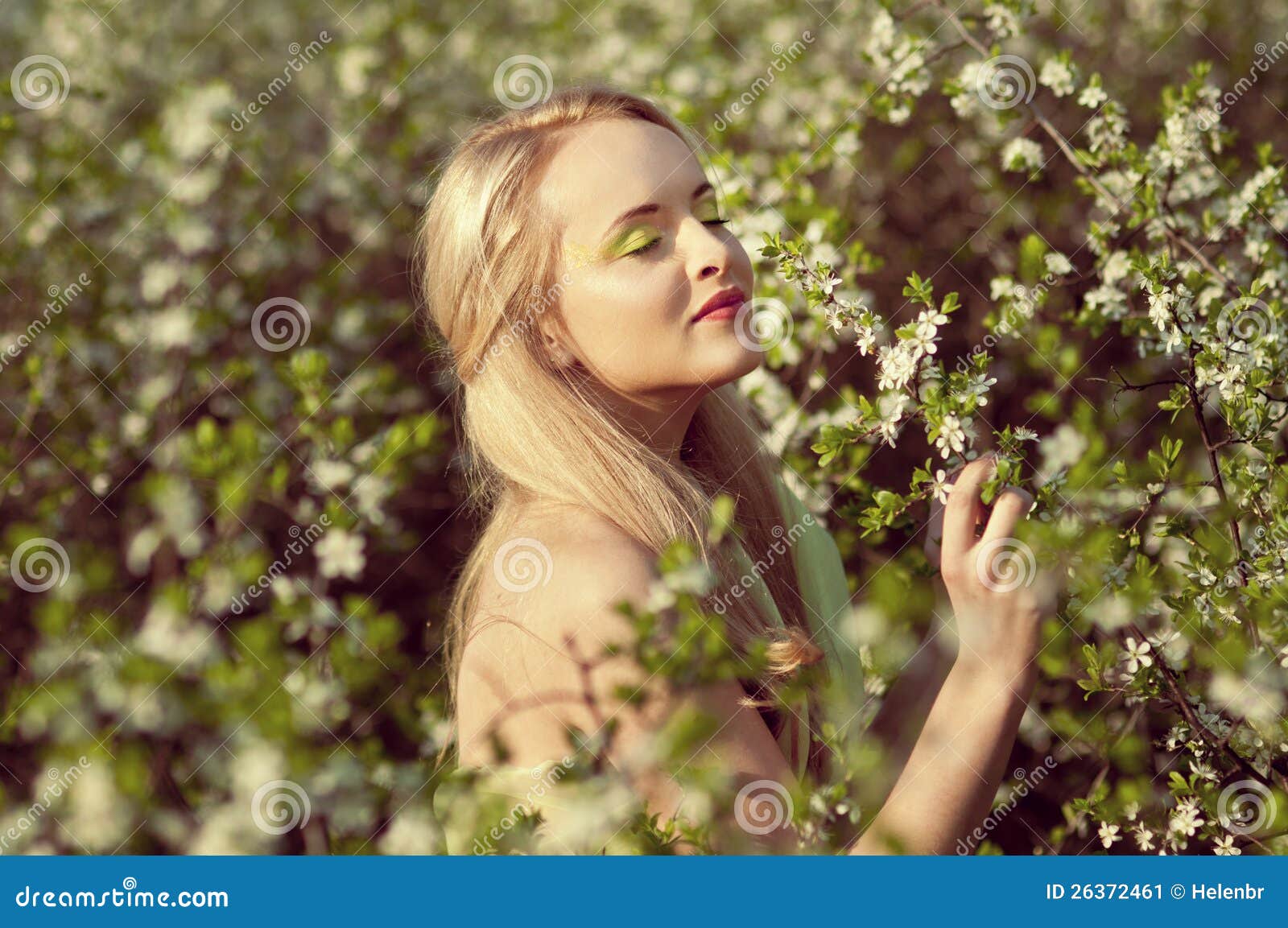 Nymph portrait stock image. Image of environmental, nature - 26372461
