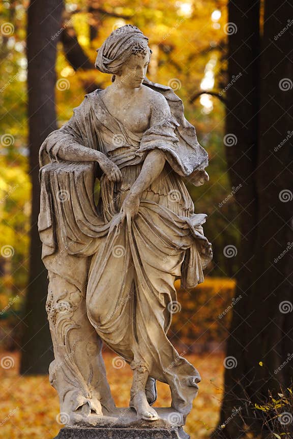 Nymph of a Summer garden. stock photo. Image of travel - 17465520