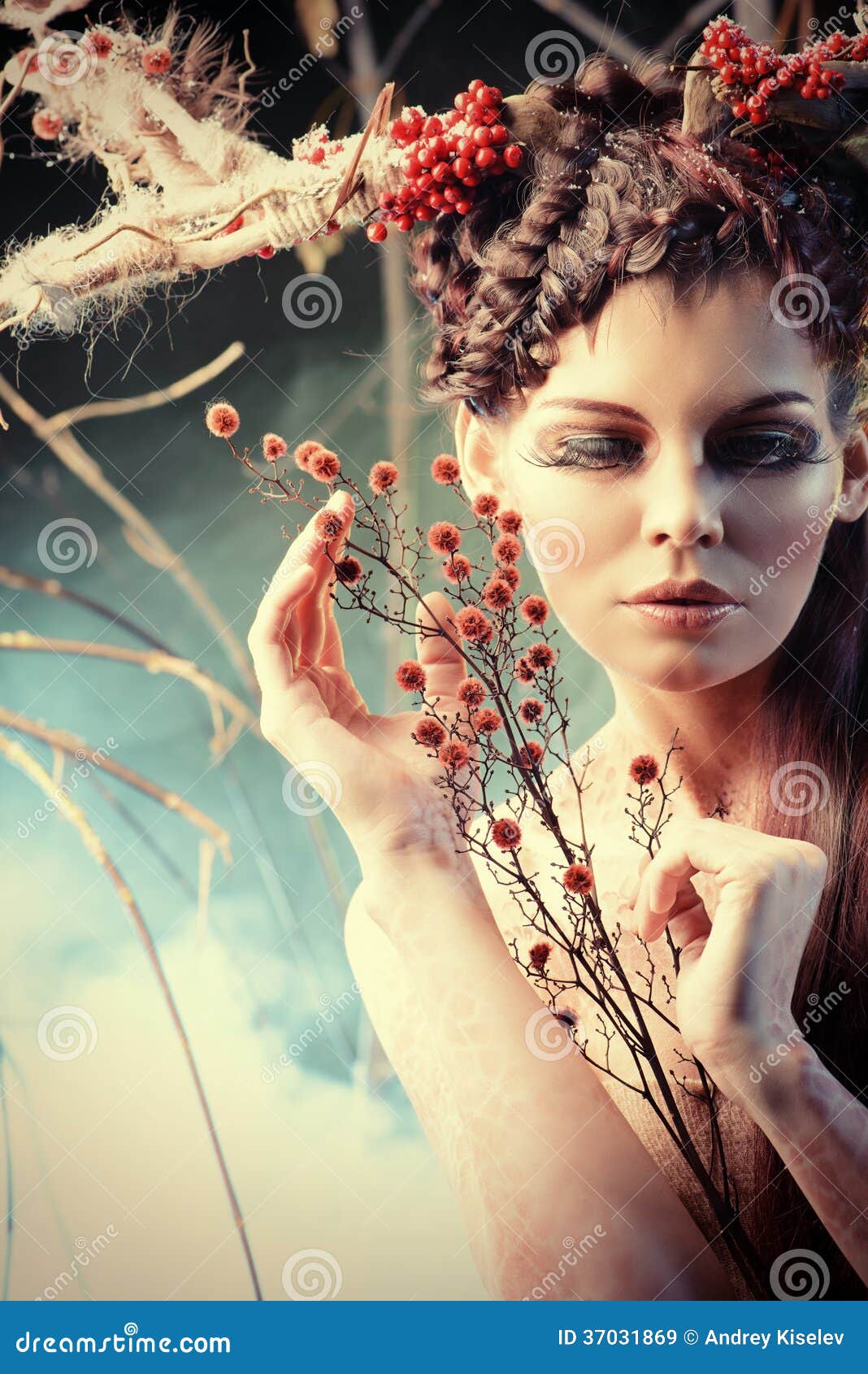 Nymphe de mythologie image stock. Image du mystère, abstrait - 37031869