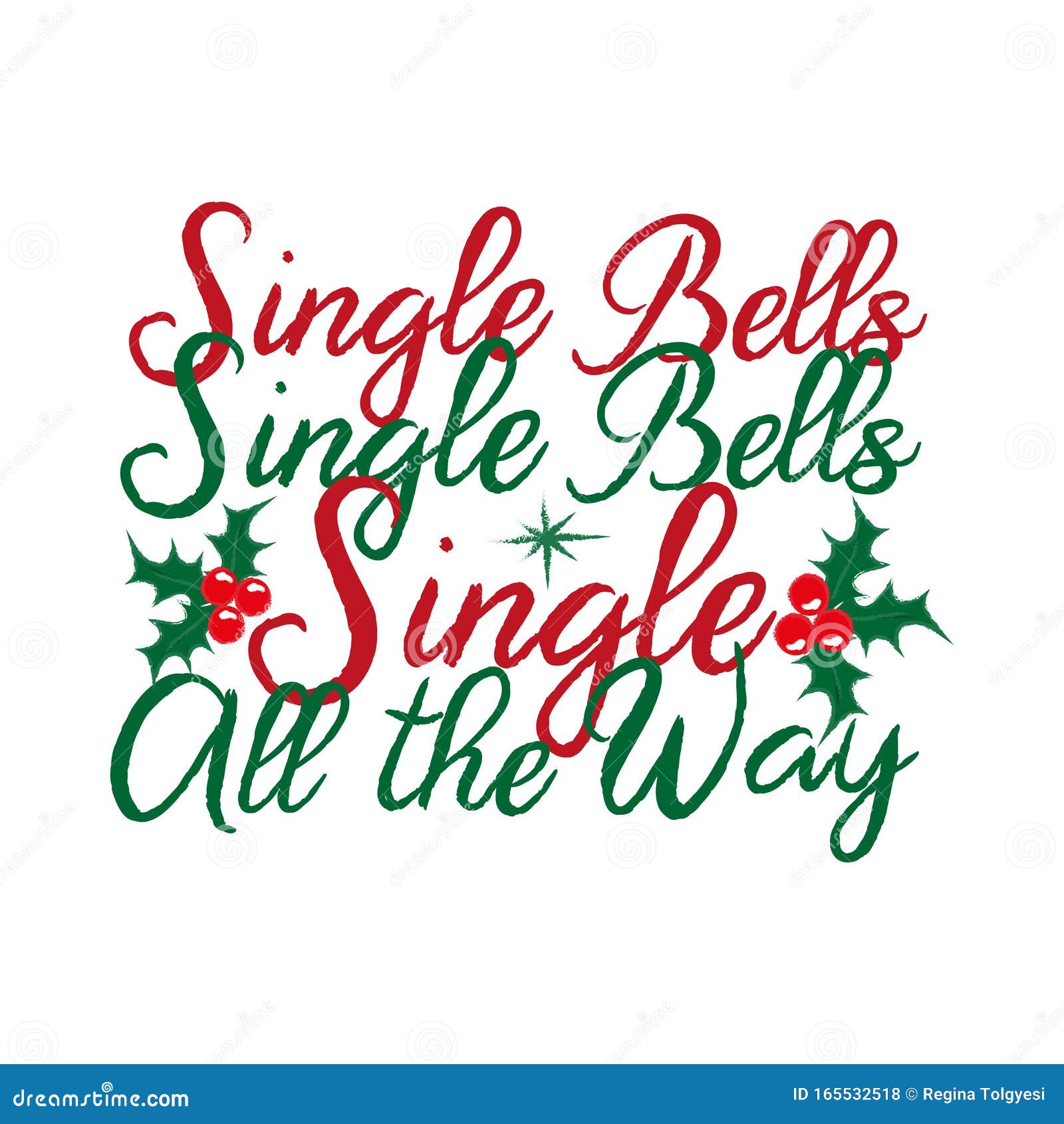 Single Bells Single Bells Single All the Way.- Funny Christmas Text ...