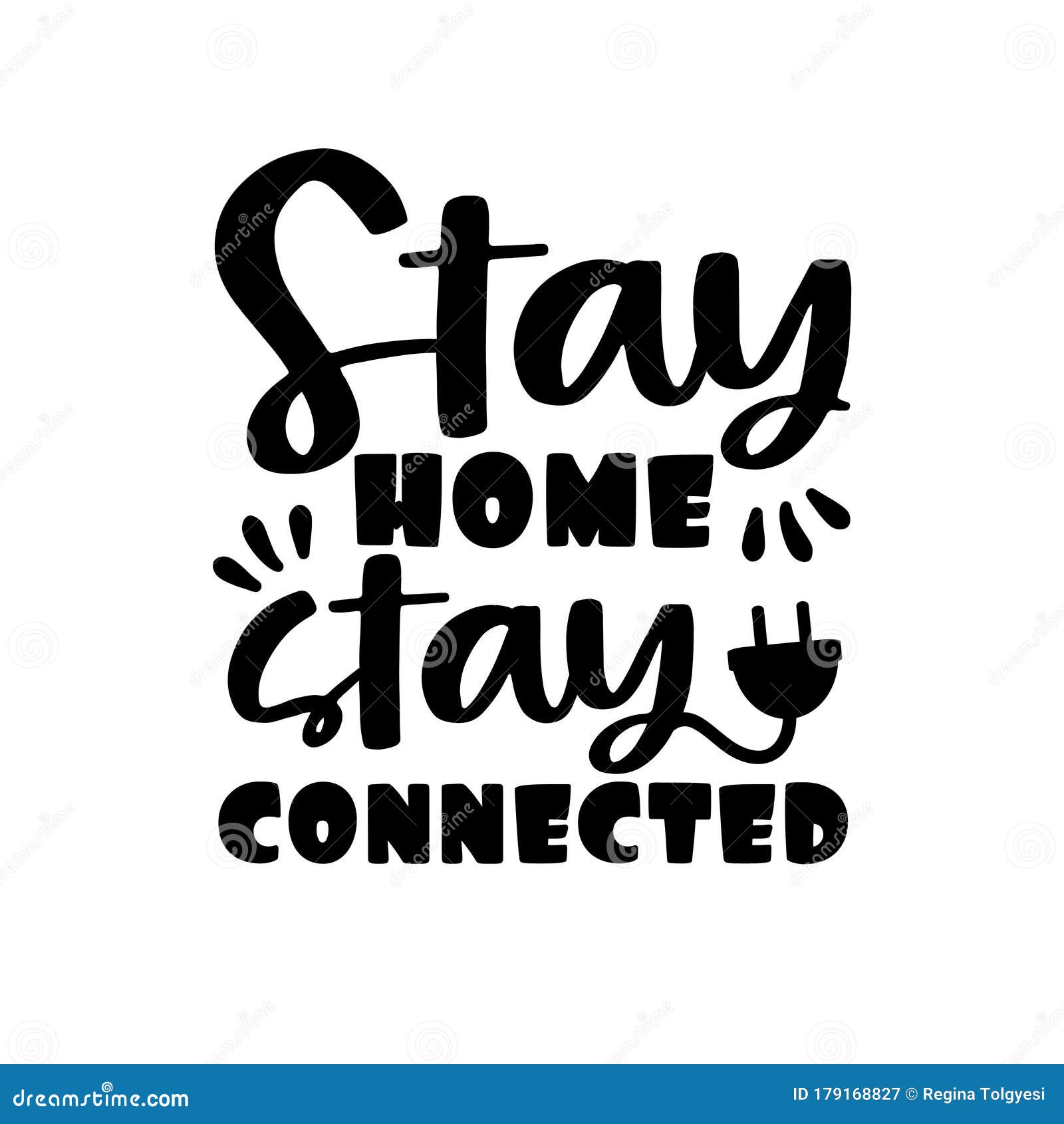 Stay Home but Stay Connected- Corona Virus - Staying at Home Print ...
