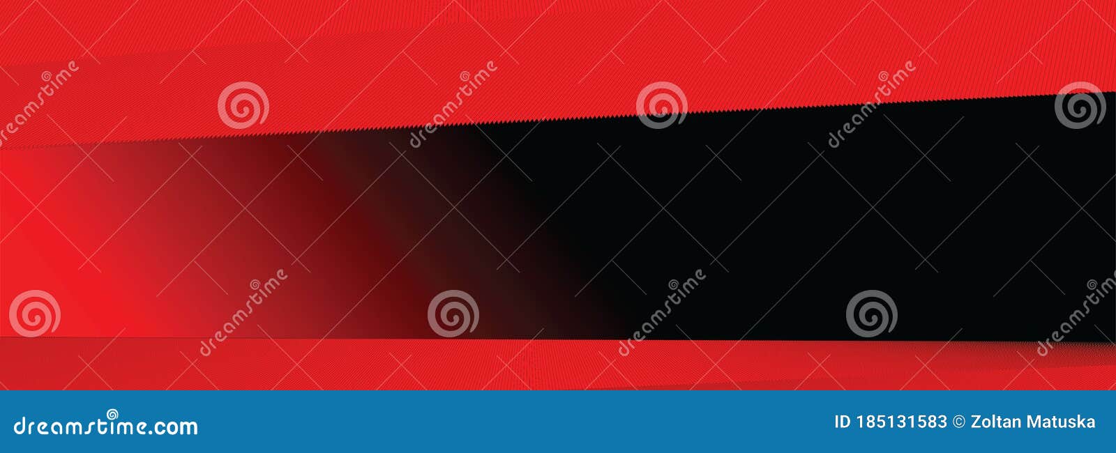 Deep Red and Black Color Gradient, Empty Blank Vector Background ...