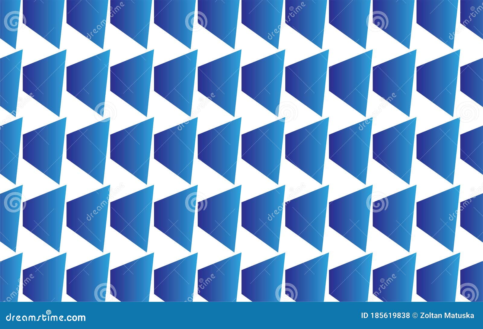 Blue Color Geometric Shape Gradient, Repeating Pattern, Vector ...