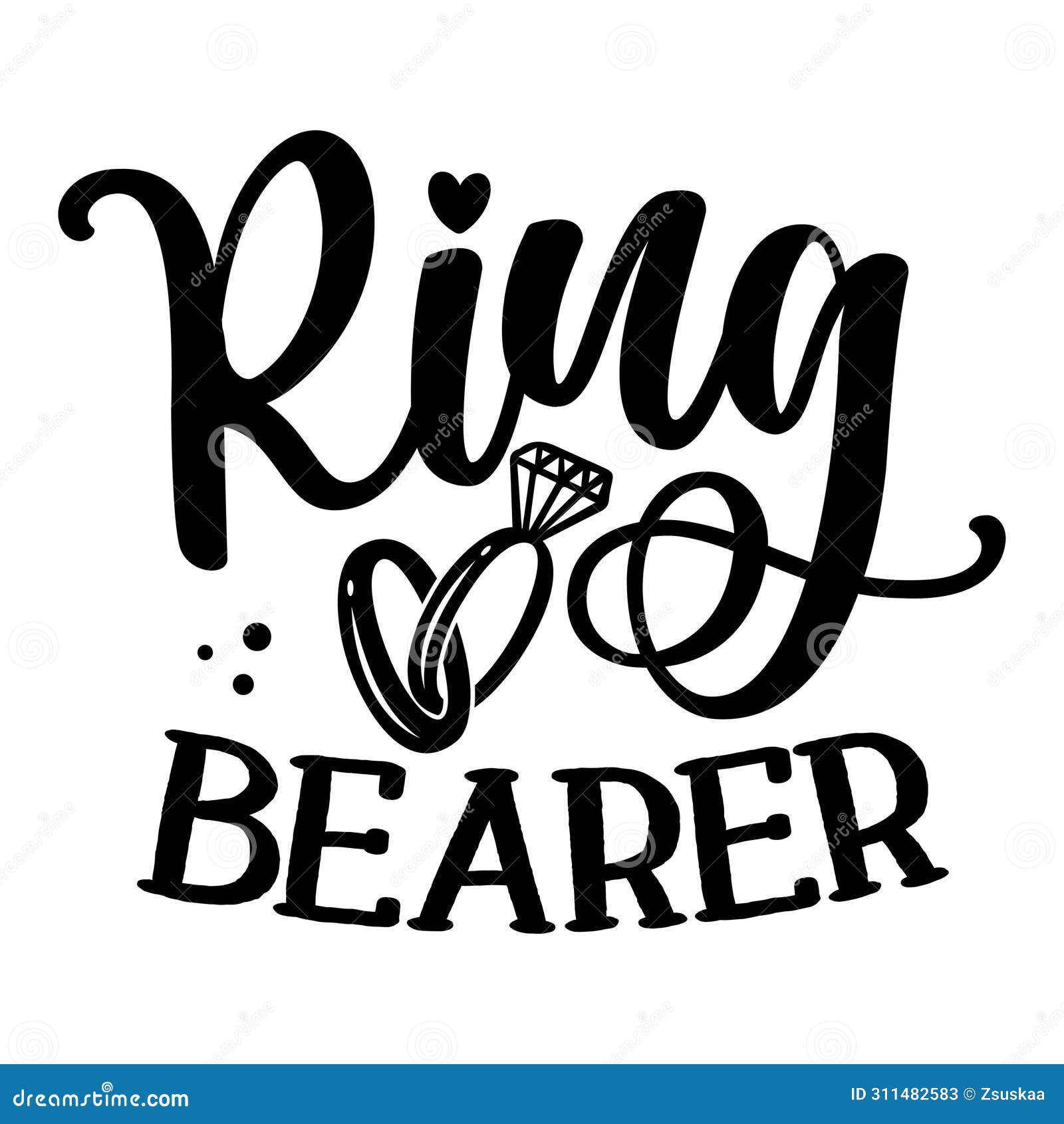 Ring Bearer Isolated Cartoon Vector Illustration. | CartoonDealer.com ...