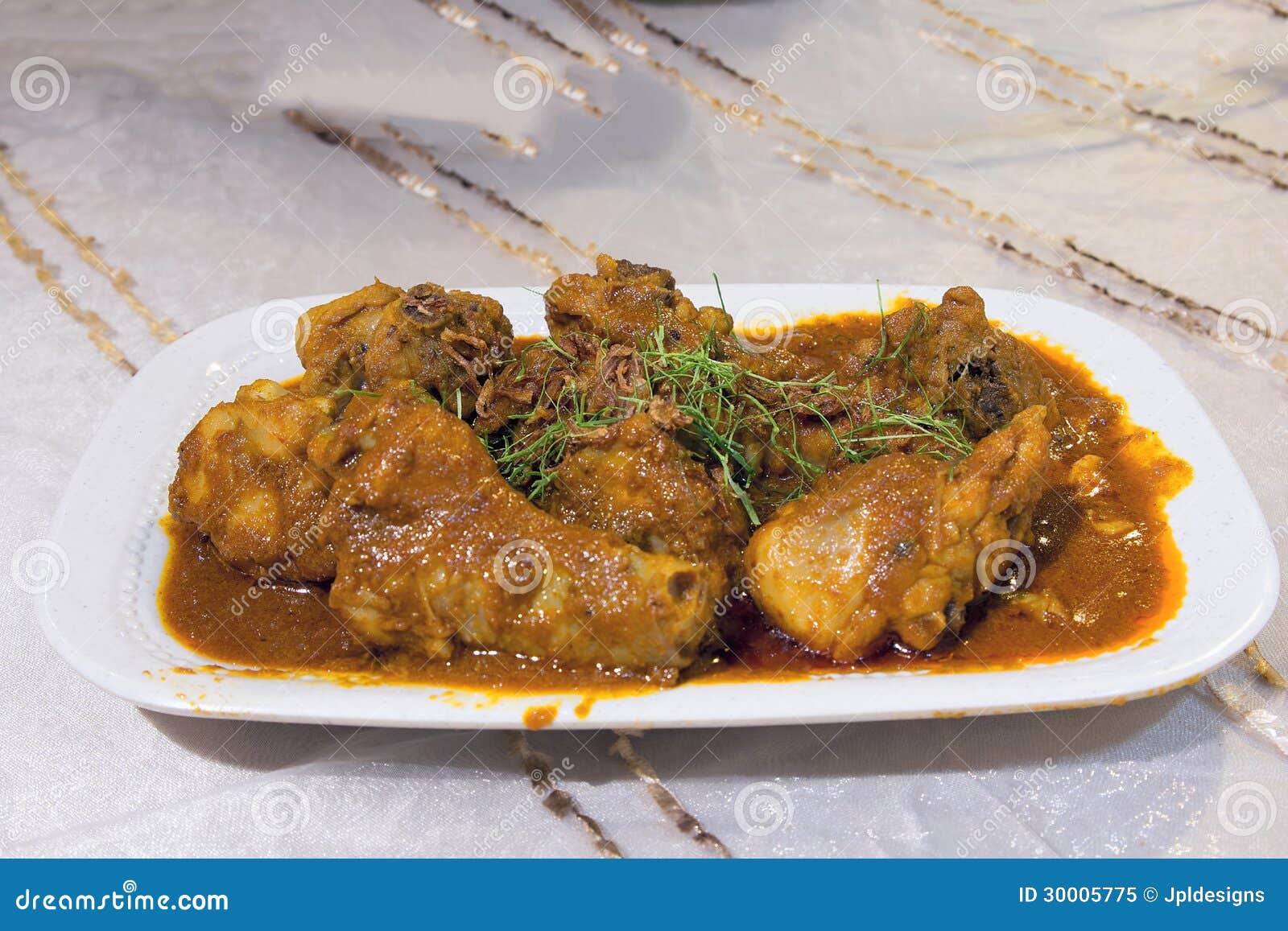 Nyonya Chicken Curry Kapitan Dish Stock Image - Image of local, dish ...