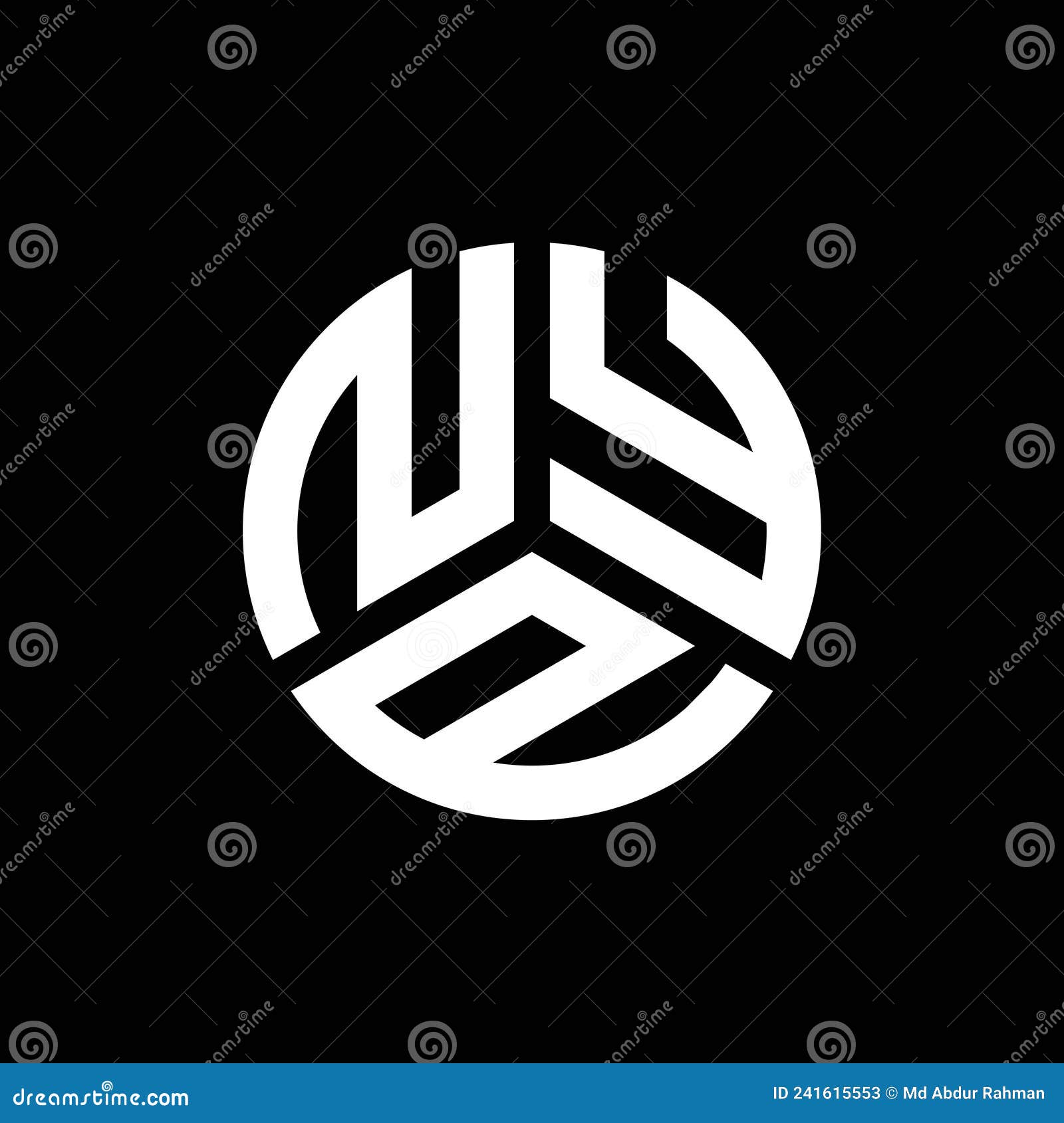 NYP Letter Logo Design on Black Background. NYP Creative Initials ...