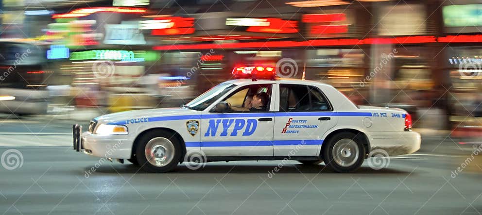 NYPD high speed editorial photo. Image of times, york - 6054421