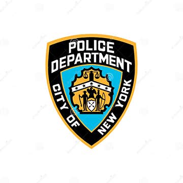 NYPD Logo Editorial Vector Illustration Imagen de archivo editorial ...