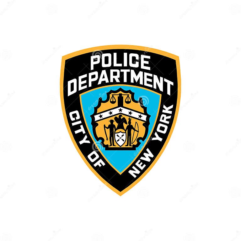 NYPD Logo Editorial Vector Illustration Imagen de archivo editorial ...