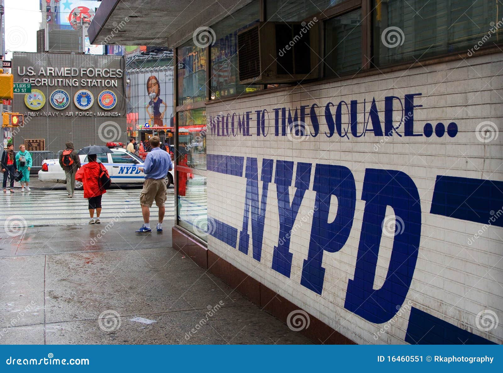 NYPD Police Station, Times Square Editorial Photo - Image of ...