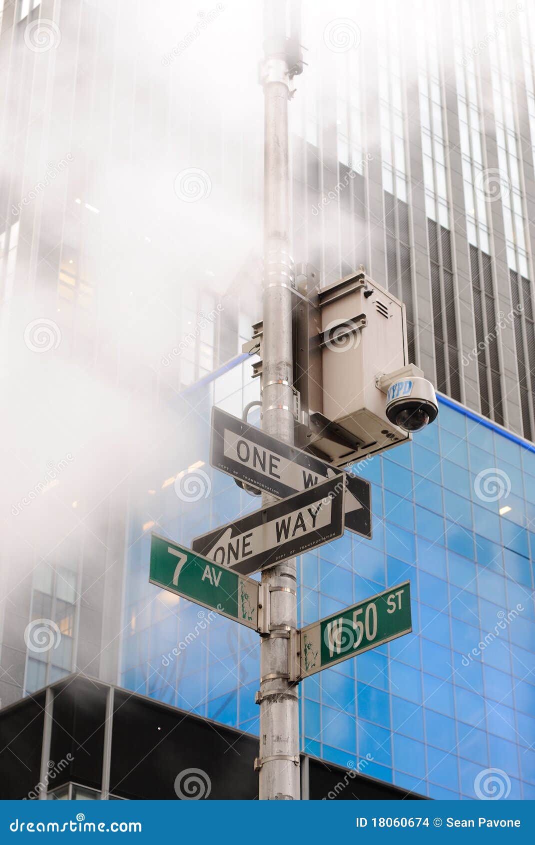 NYPD Surveillance Camera editorial stock image. Image of spying - 18060674