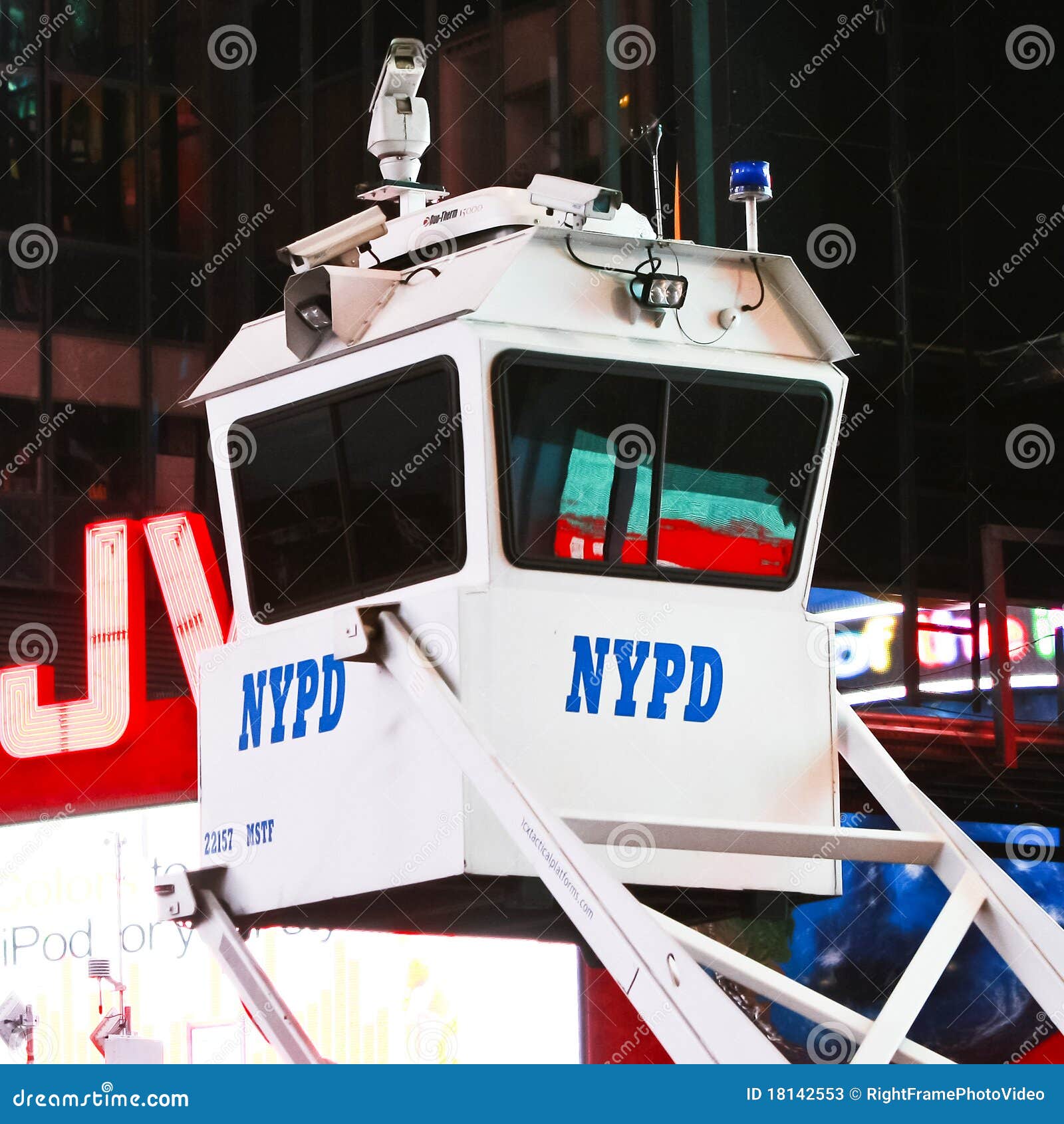 NYPD Surveillance Camera editorial stock photo. Image of north - 18142553