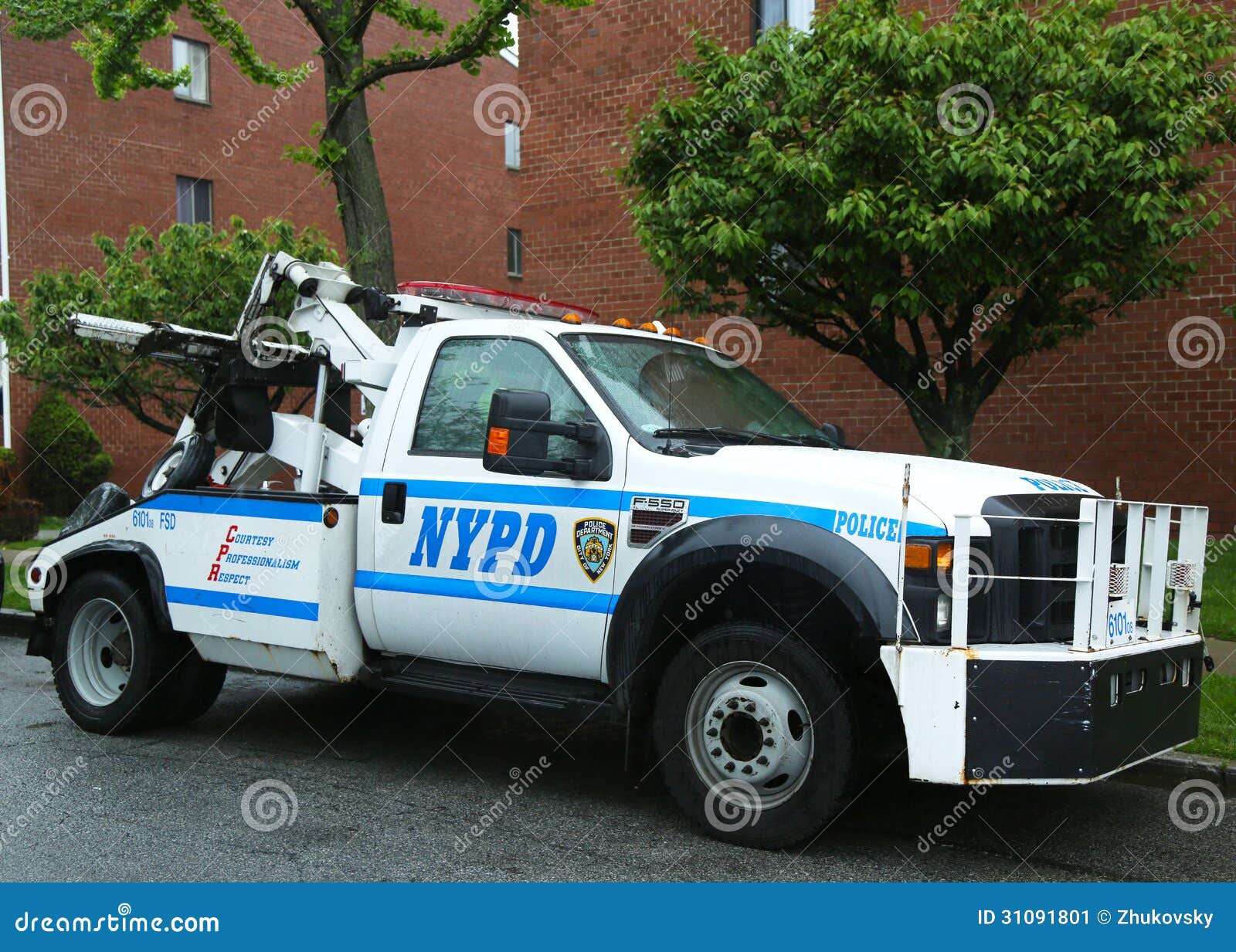 Nypd Tow Truck In Brooklyn Ny Editorial Photo Image 31091801