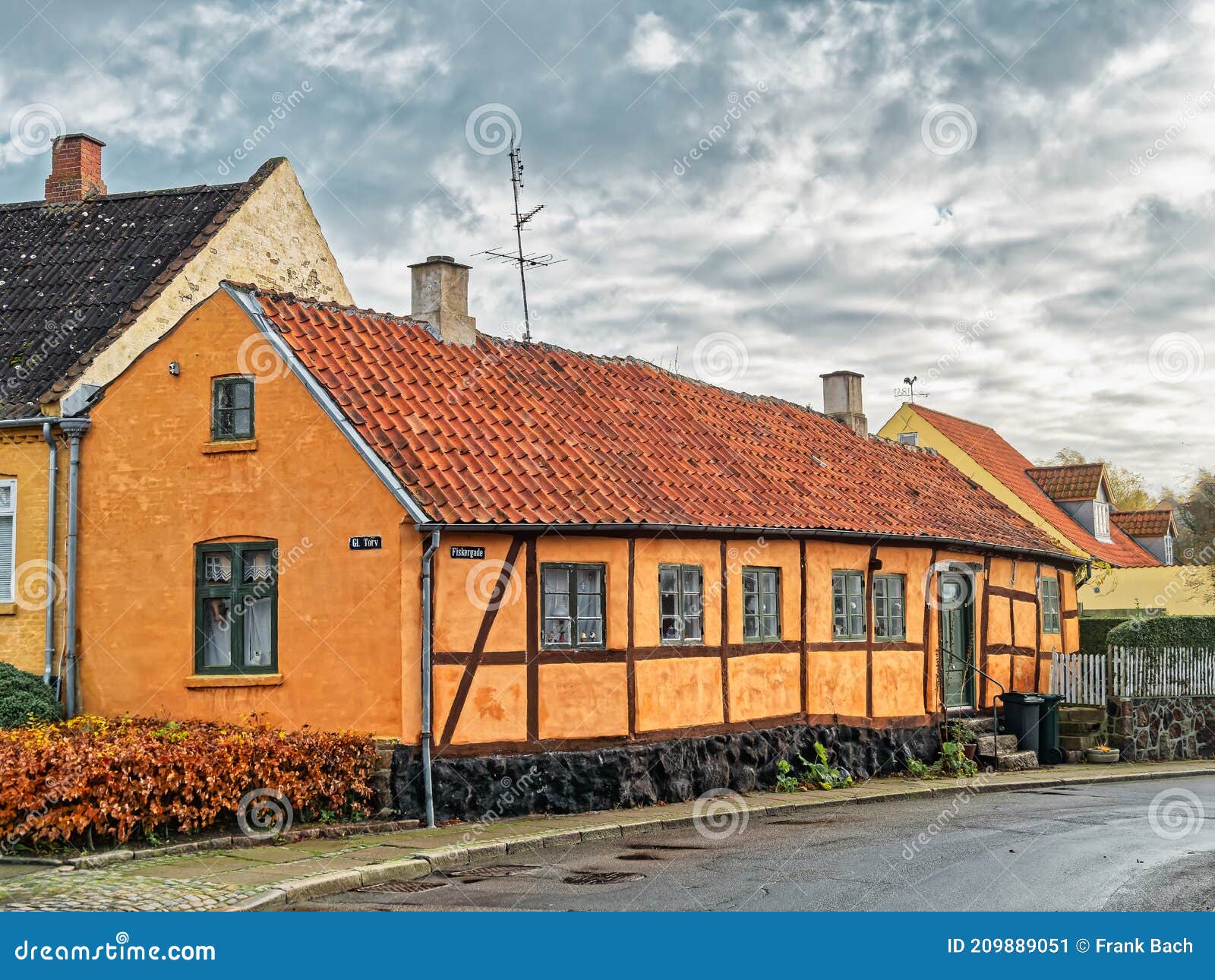 Nysted Small Streets and Homes in Rural Denmark Stock Image - Image of ...