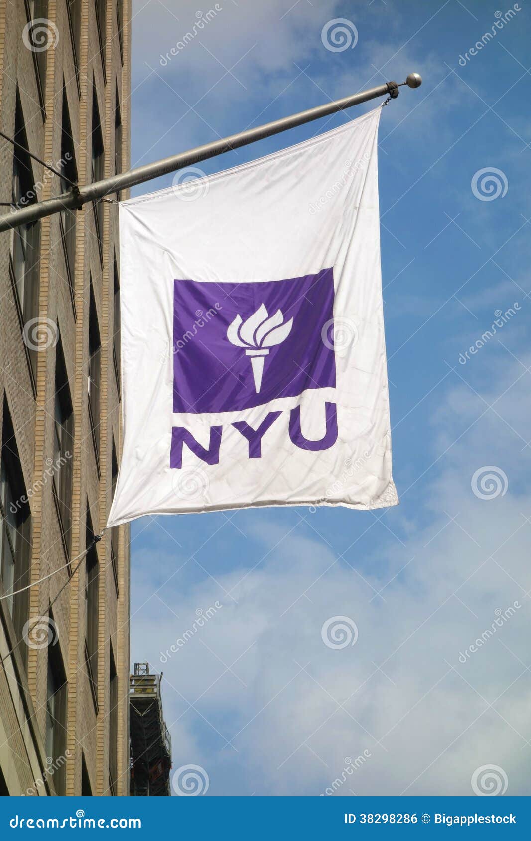 NYU Flag editorial photo. Image of college, students - 38298286