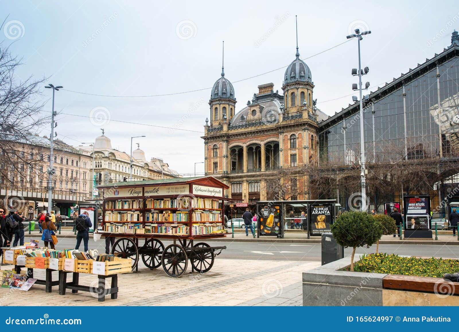 Nyugati Train Station in Budapest, Hungary Editorial Photography ...
