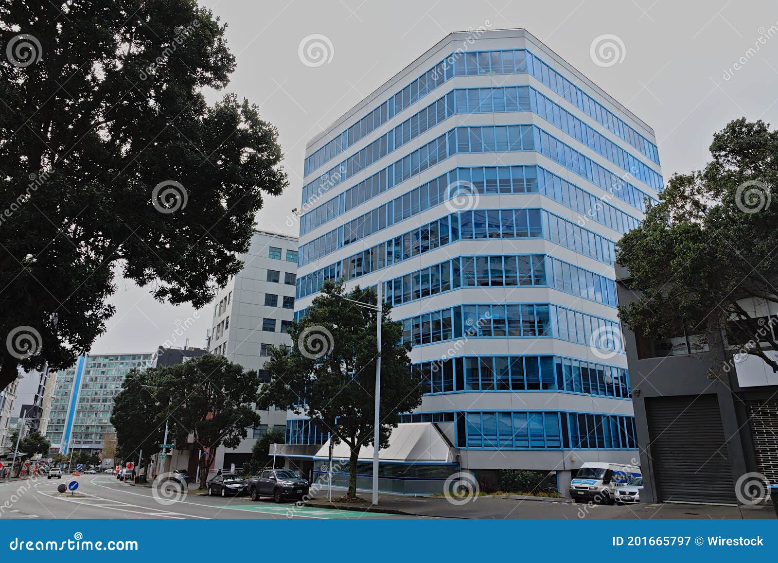 NZ Customs Service Office Building on Anzac Avenue Editorial ...