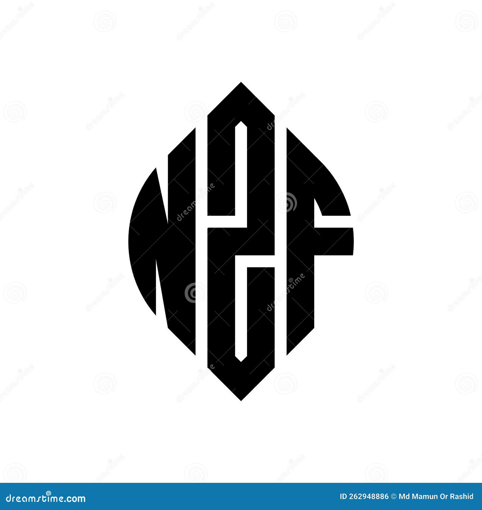 NZF Circle Letter Logo Design with Circle and Ellipse Shape. NZF ...